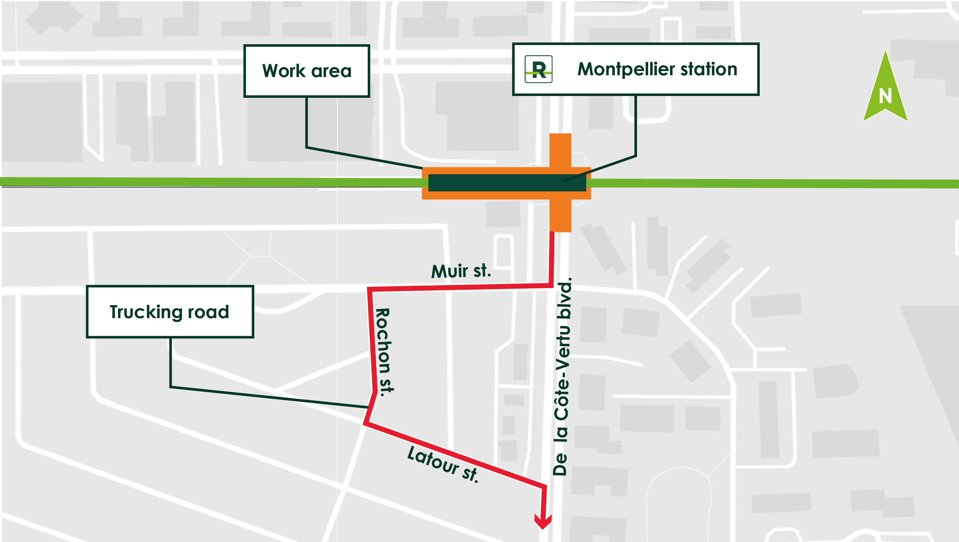 Construction of the future Montpellier Station | REM