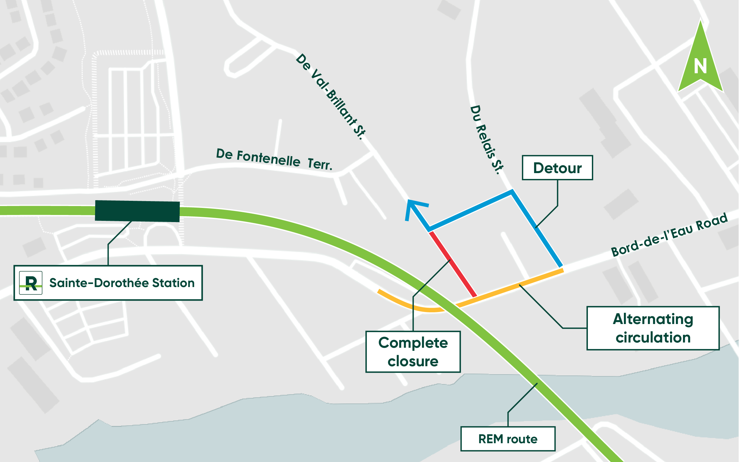 Conversion of level crossings, Laval | REM