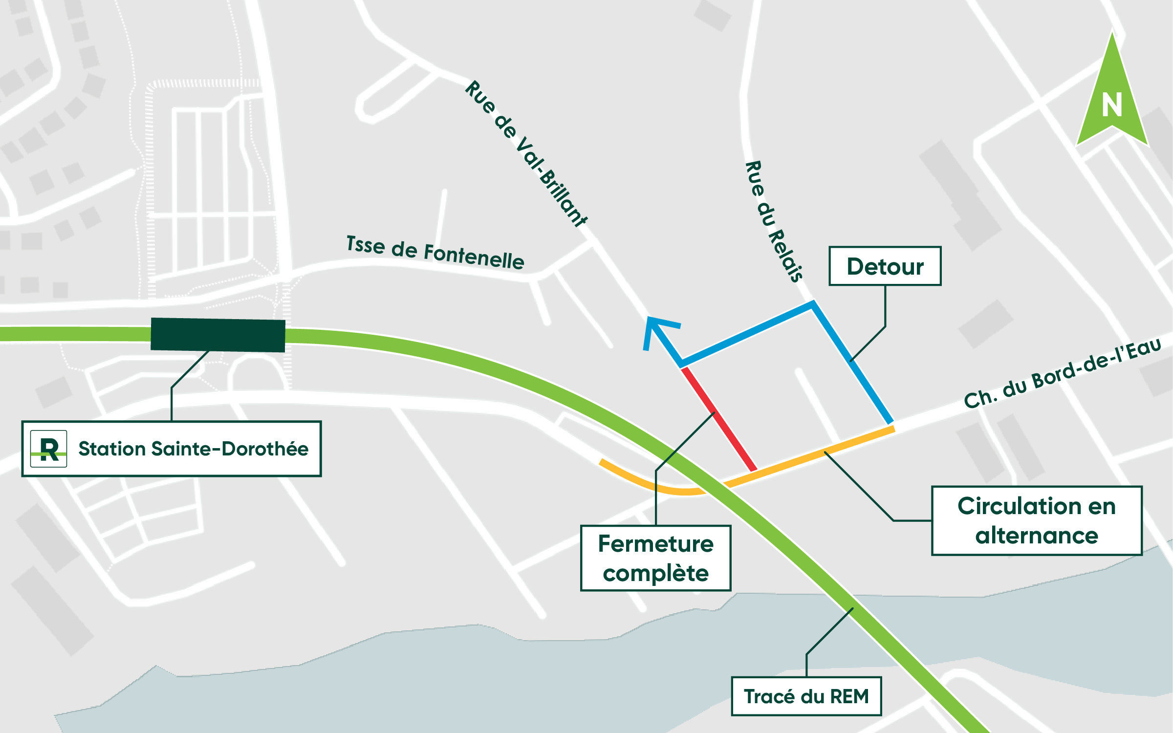 Transformation des passages à niveau, Laval | REM