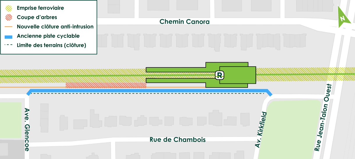 Coupe de végétation en vue de l’installation de la nouvelle clôture ...
